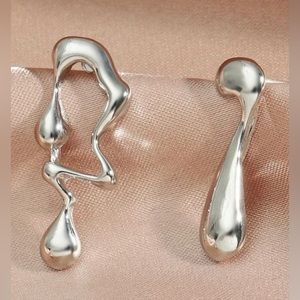 Jewelry | Melting Metal Silver Liquid Dripping Water Blood Droplet ...